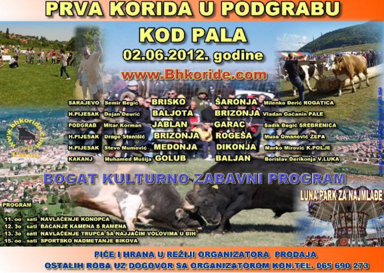 Prva Korida u Podgrabu - Palelive.com