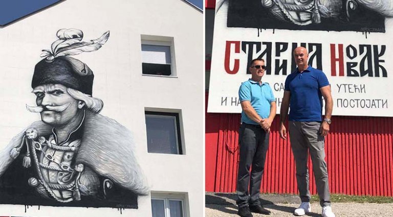 Otkriven mural sa likom Starine Novaka - Palelive.com